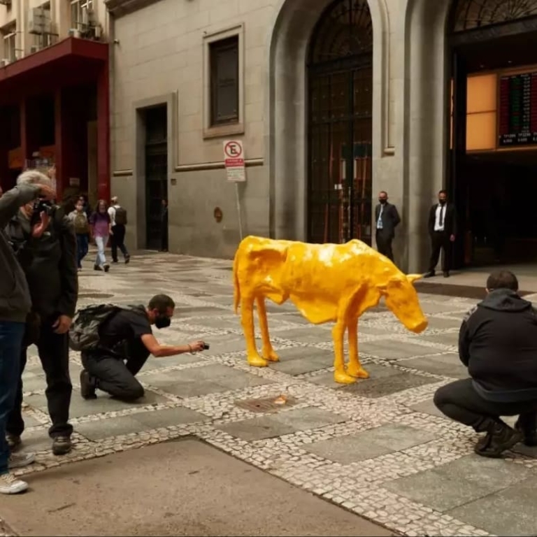 Vaca magra da B3 desbanca Touro de Ouro e conquista premiação